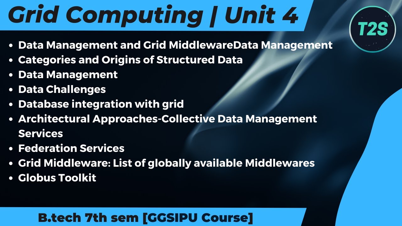 Grid Computing Unit 4 Notes Btech 7th Sem Ggsipu Course Youtube