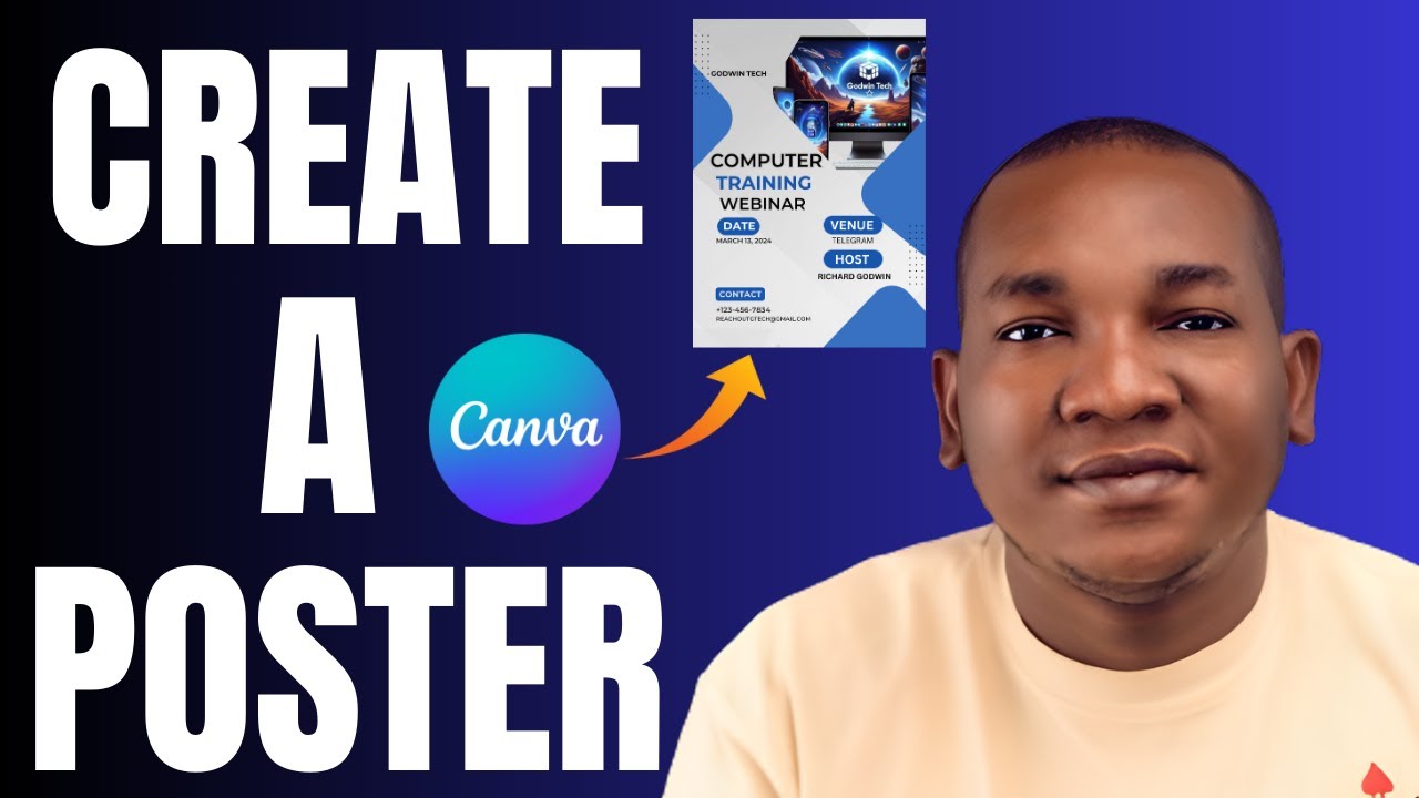 How to Design a Poster on Canva in 2024: Beginners Tutorial on Graphic ...