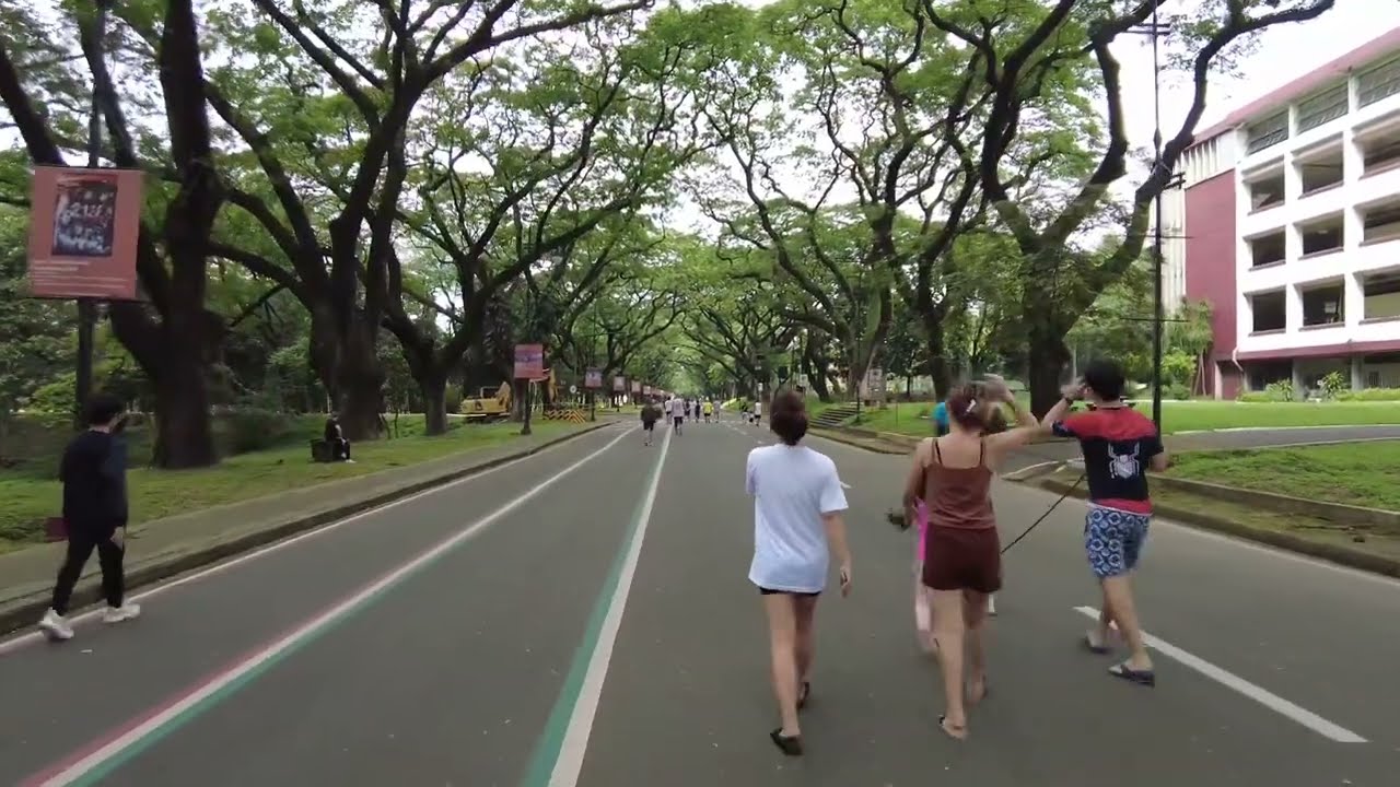 Walking Tour U.P. Diliman | University Academic Oval | Campus Tour | 4K ...