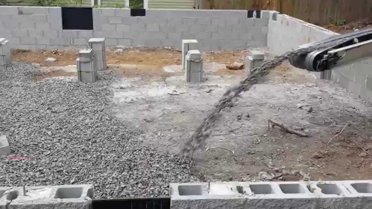 Slinging In 3 4 Gravel For Crawlspace YouTube Slinging In 3 4 Gravel For Crawlspace YouTube