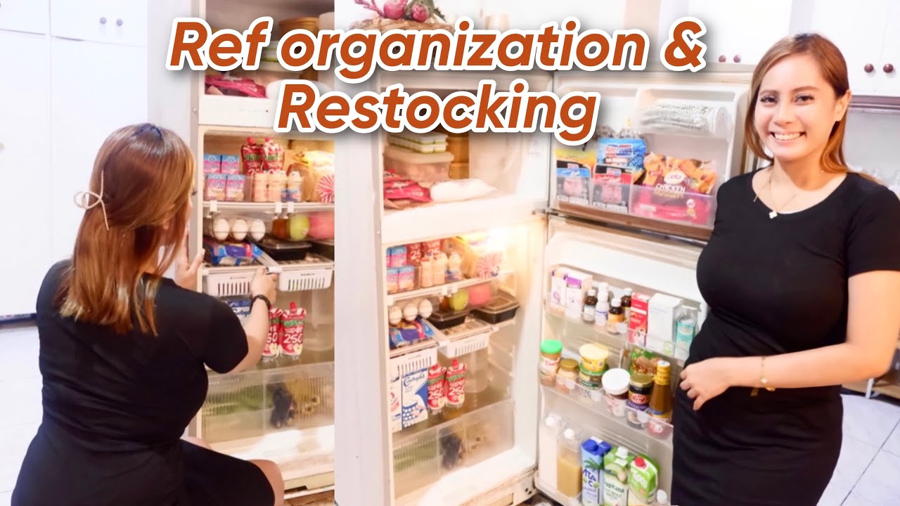 Ref organization, cleaning & restocking! #VLOG66 - YouTube