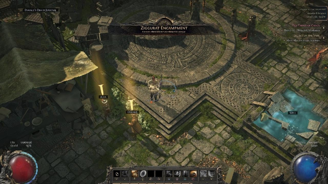 poe2 ~ cross the sandswept marsh in search of a ziggurat - YouTube