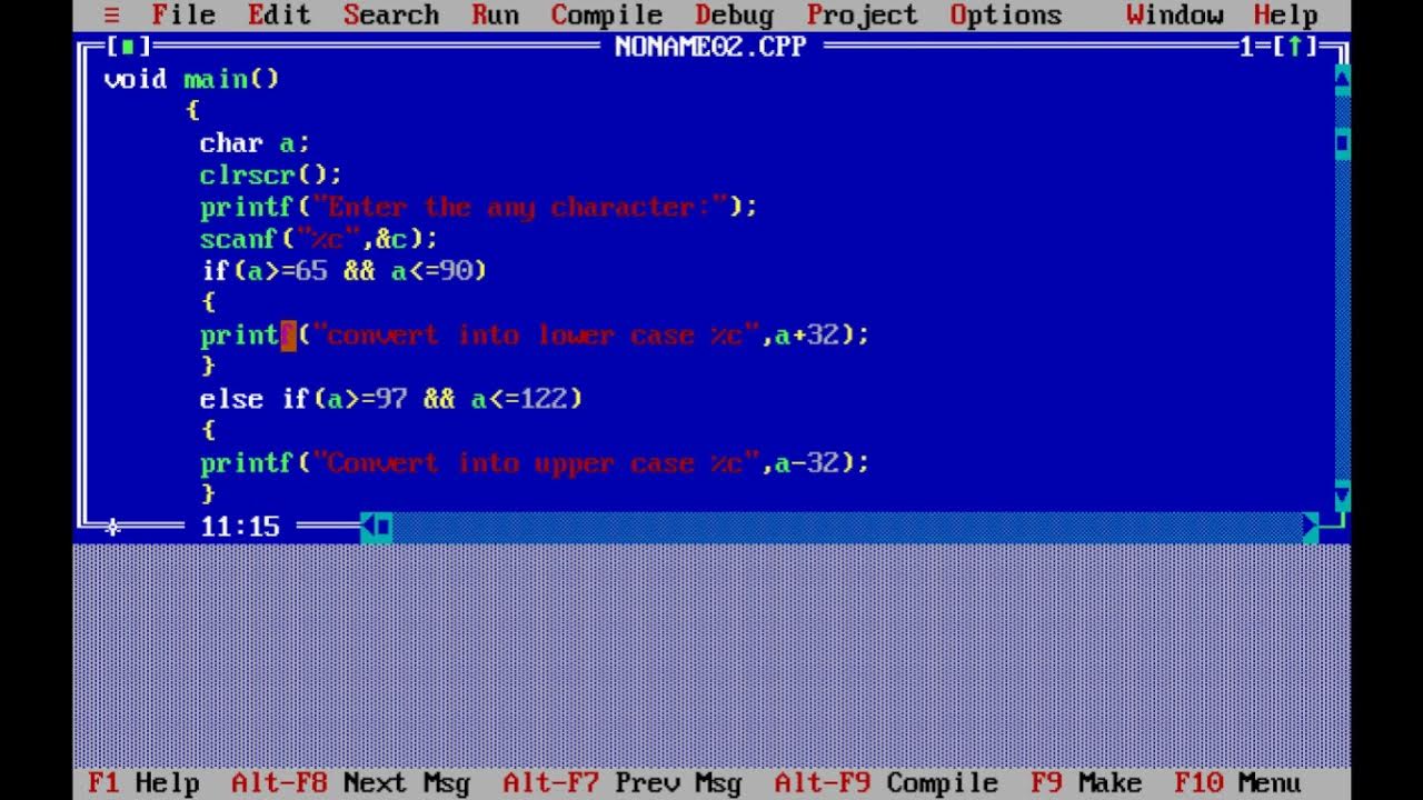 Toggle Case Programin C Language Learn Step By Step By Taru Shandilya Youtube