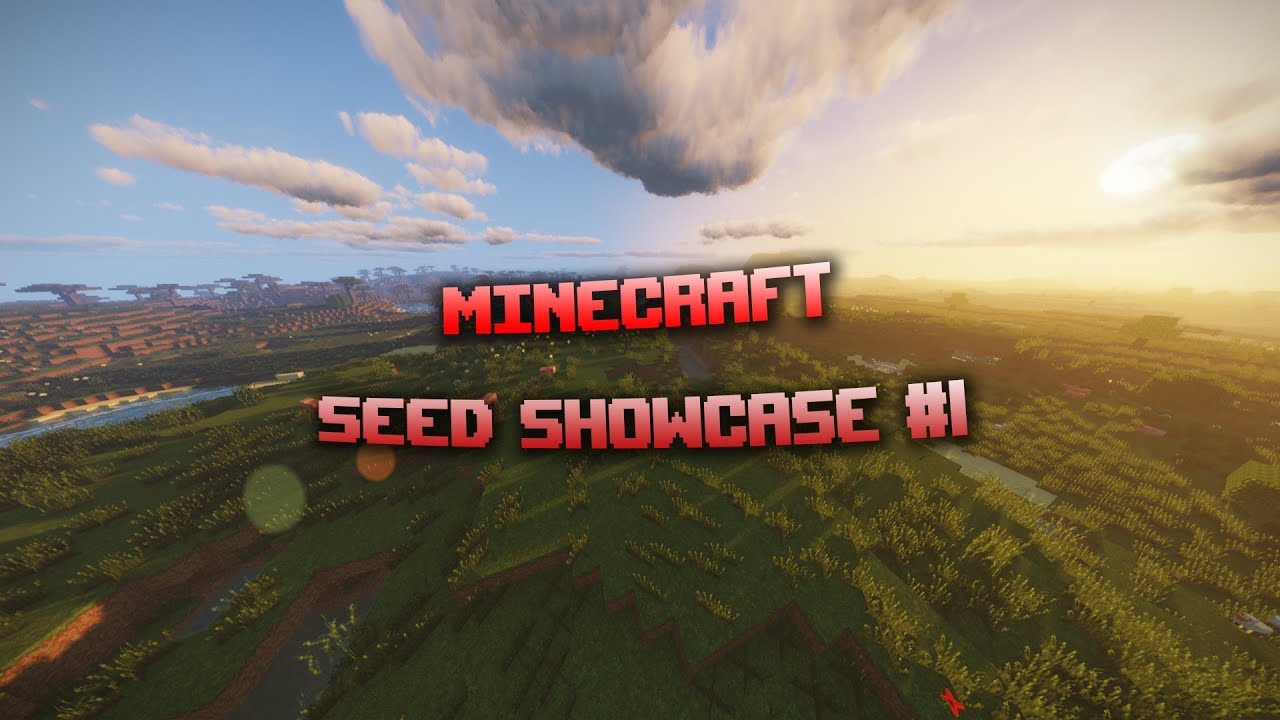 Minecraft Seed Showcase | HUGE Plains Biome & Lots of Villages | #1 ...