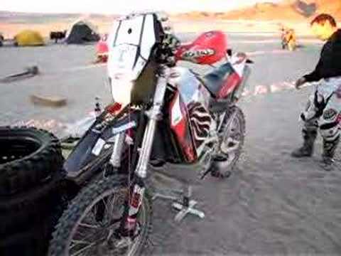 Aprilia 450 V-Twin Rally bike - YouTube