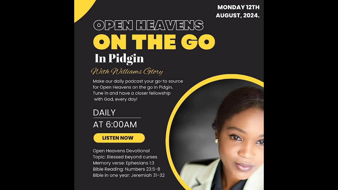 Open Heavens on the go in Pidgin - YouTube
