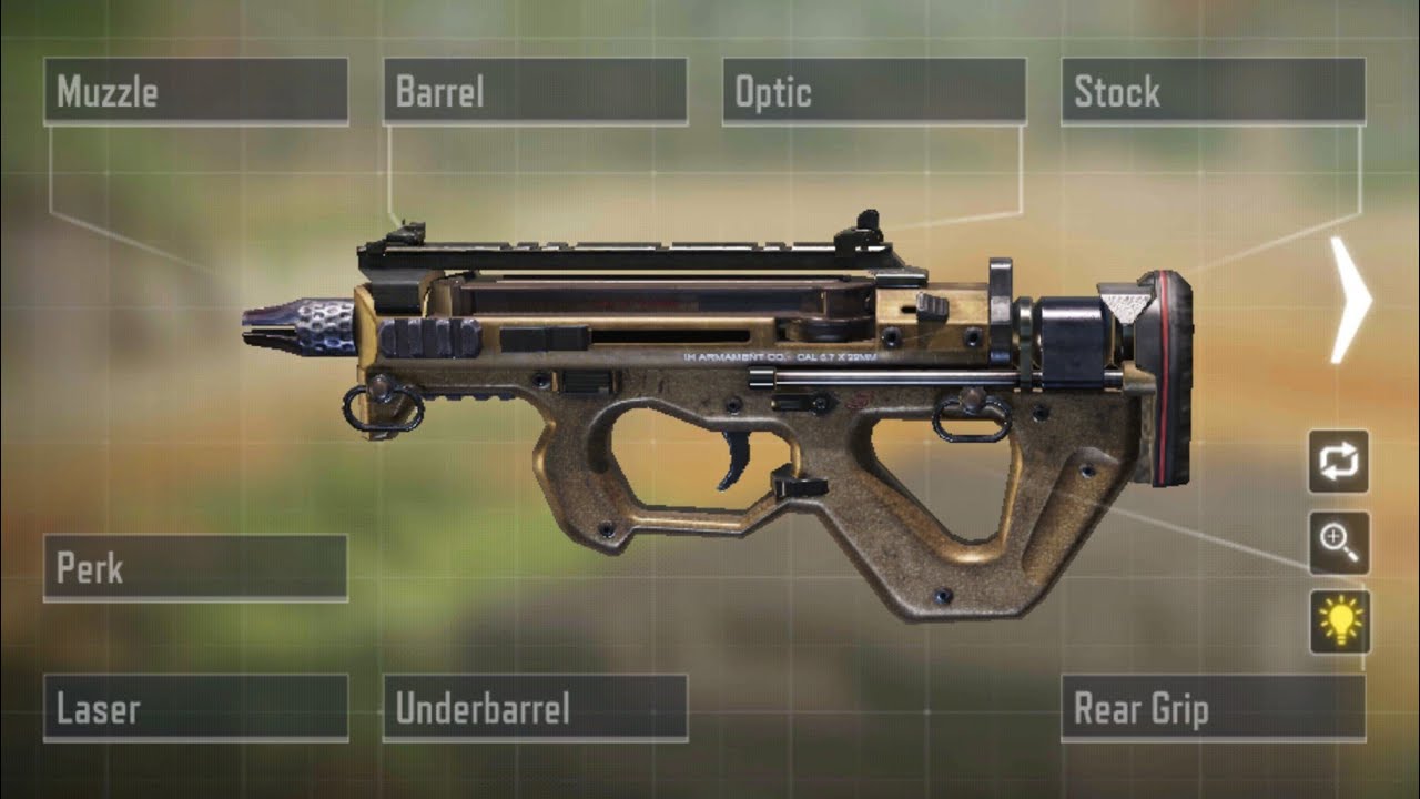 Cod Mobile : All PDW-57 gunsmith attachments ! (MAX level) - YouTube