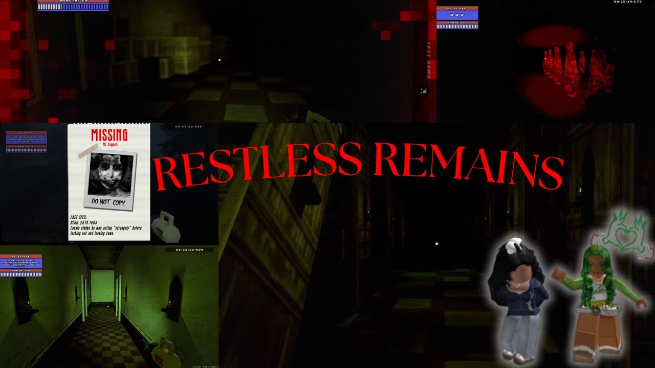 Roblox: Restless Remains Jumpscares (Horror) - YouTube