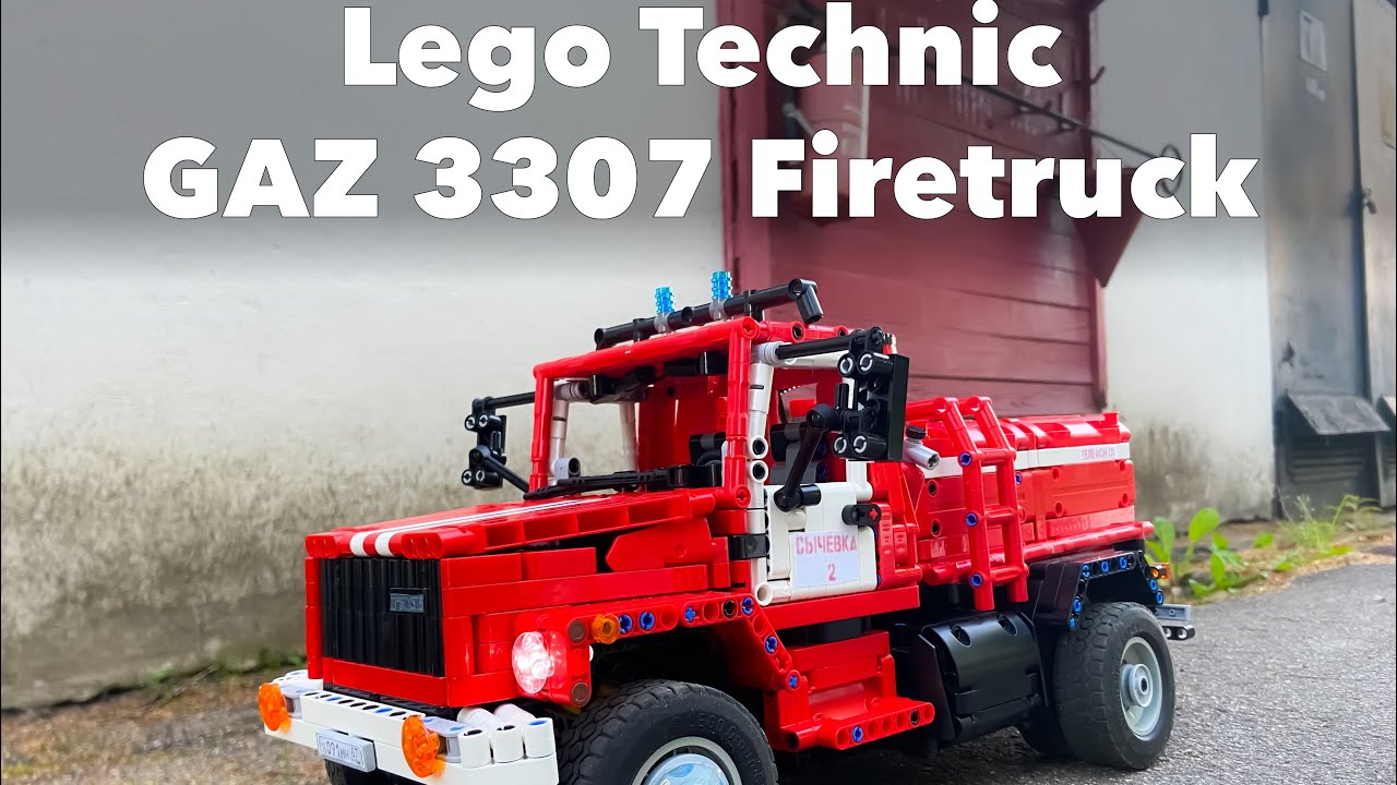 Lego Technic GAZ 3307 Firetruck MOC - YouTube
