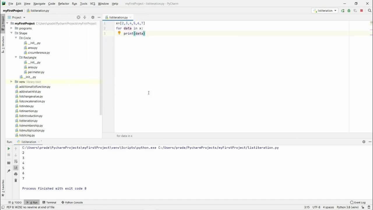 Python Full Course - List Iteration - Video 82 - YouTube