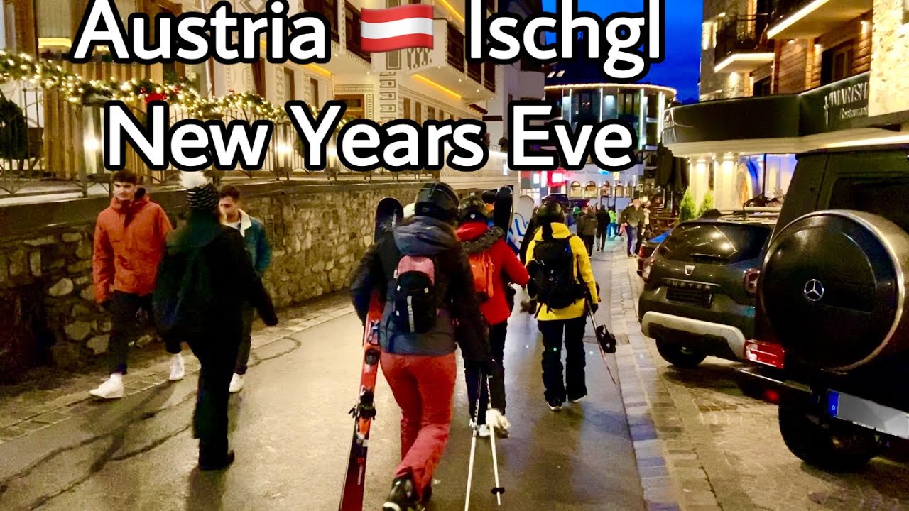 New Years Eve Austria ,Ischgl, ApresSki Ski Party, Fireworks 2023 - YouTube