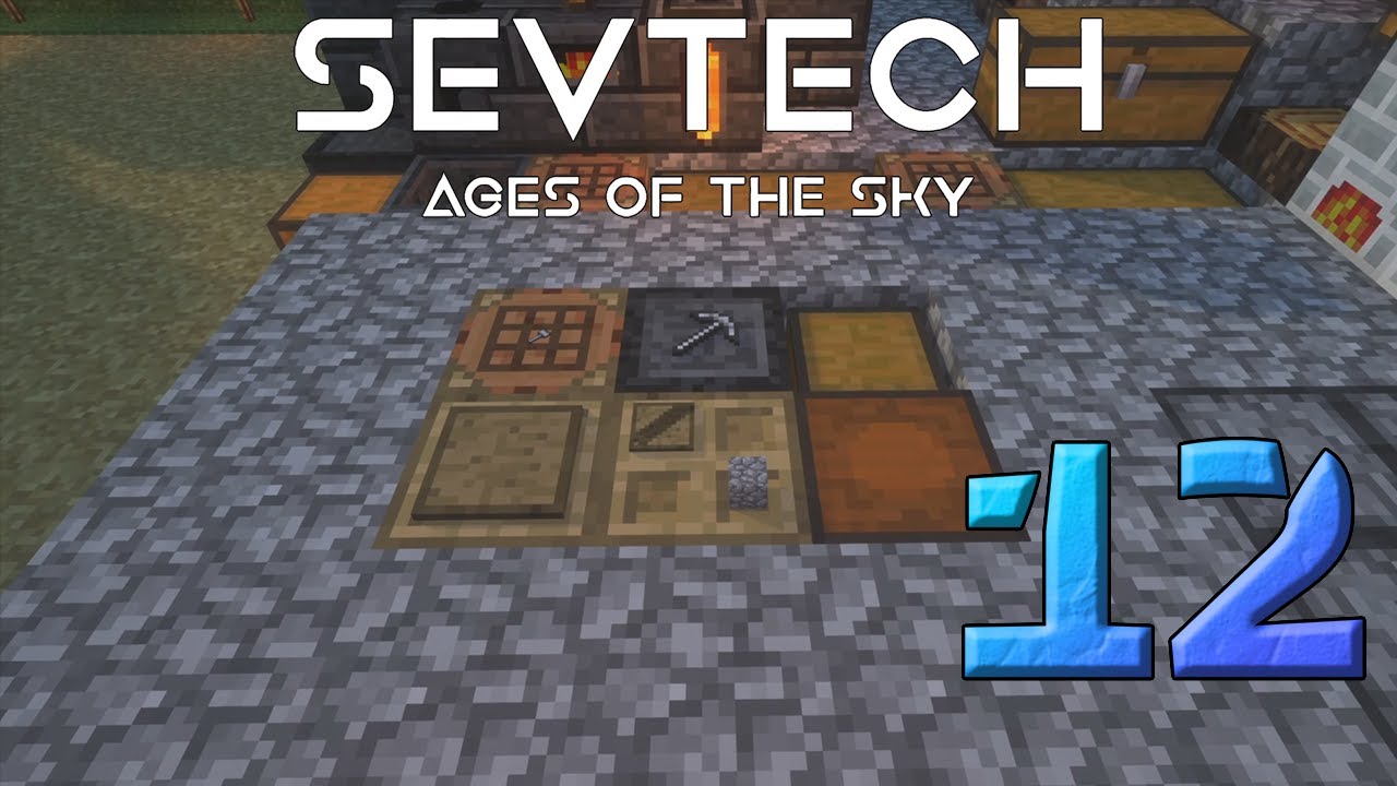 SevTech: Ages of the Sky - Ep12; Iron, Gold and Tinkers' tools! - YouTube