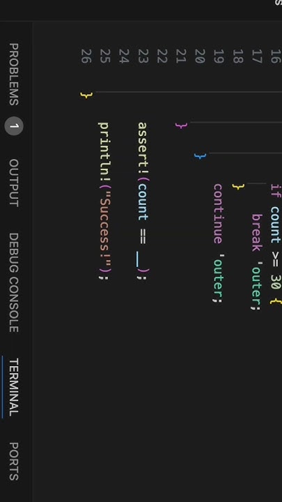 Loop Awesome Rust Hindi Shorts Rustlang Rustprogramming Rusttutorial Programmingtips
