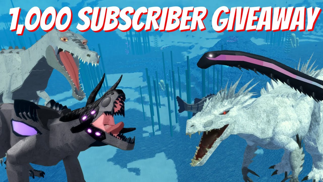 1,000 Subscriber Giveaway (MULTIPLE HYBRIDS) - Dinosaur Simulator ...