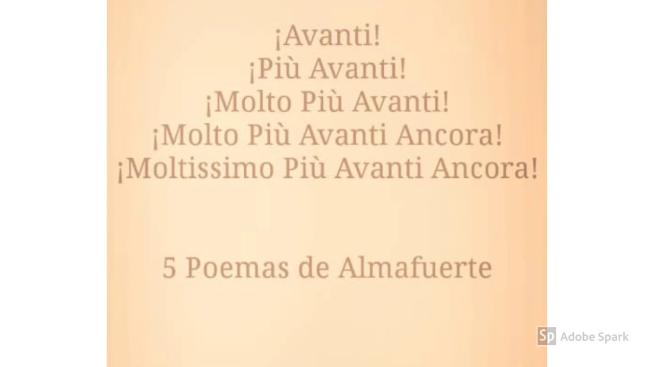 Cinco Poemas de Almafuerte - YouTube