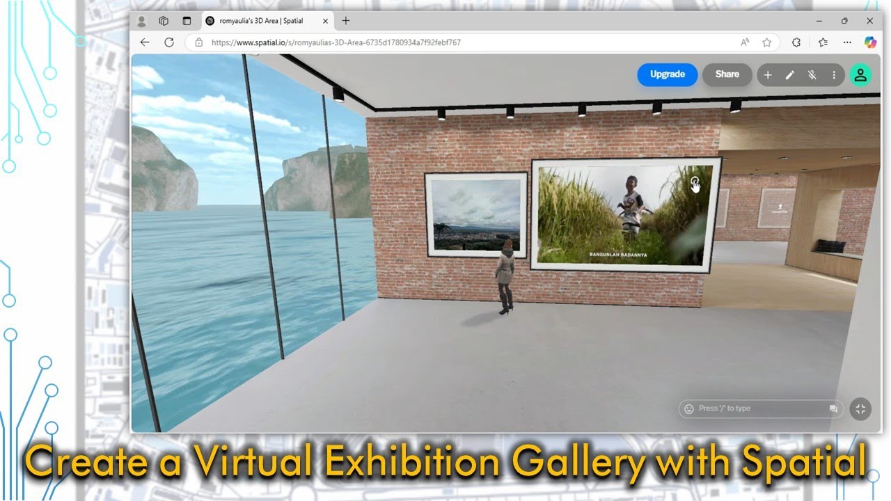 Create a Virtual Exhibition Gallery with Spatial - YouTube