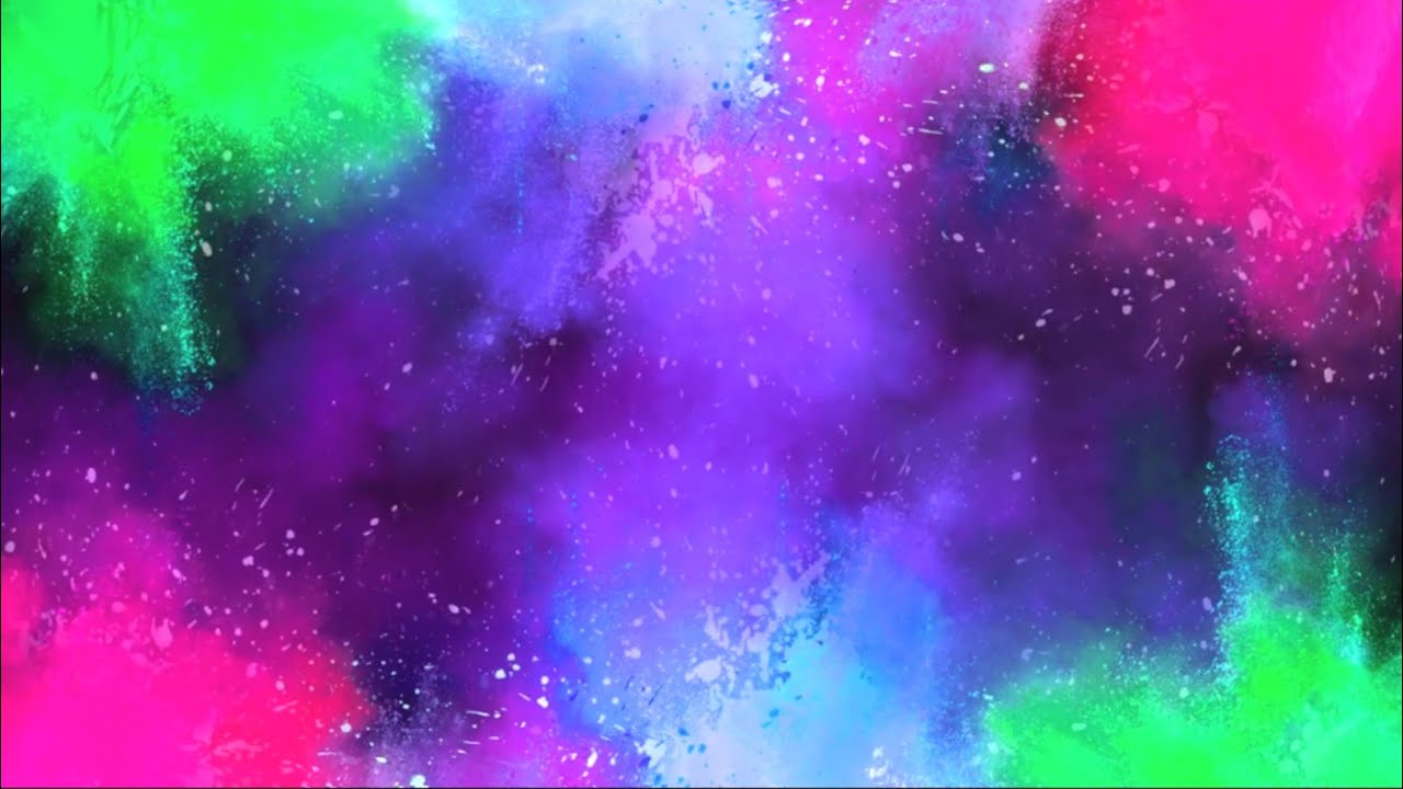 Holi colors blast video effects | Color festival background | animated ...