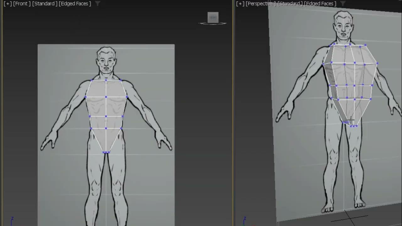 MAX Module 1: Character Base Mesh Modeling - YouTube
