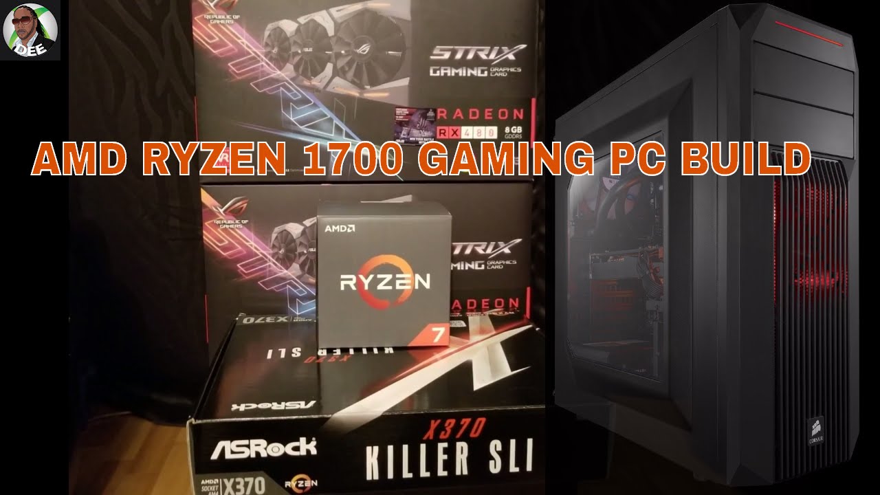 Ryzen 1700 PC Gaming + Content Creation PC Build !!! - YouTube