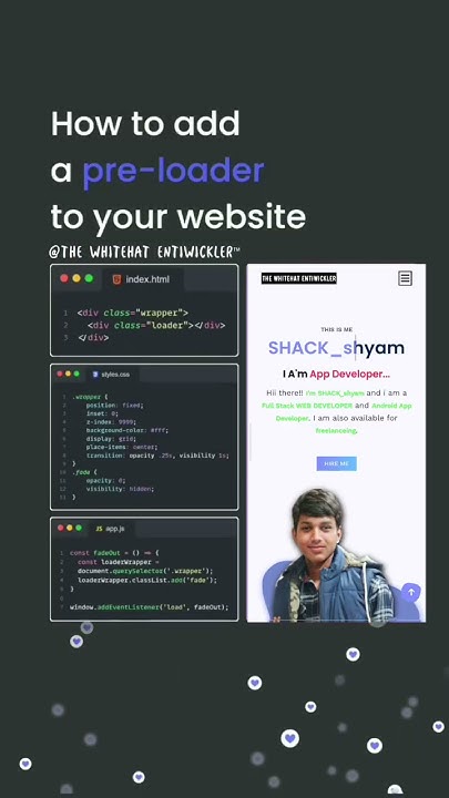 How To Add Pre Loader In Website With The Help Of Html And Css Shorts Htmlcss Youtube