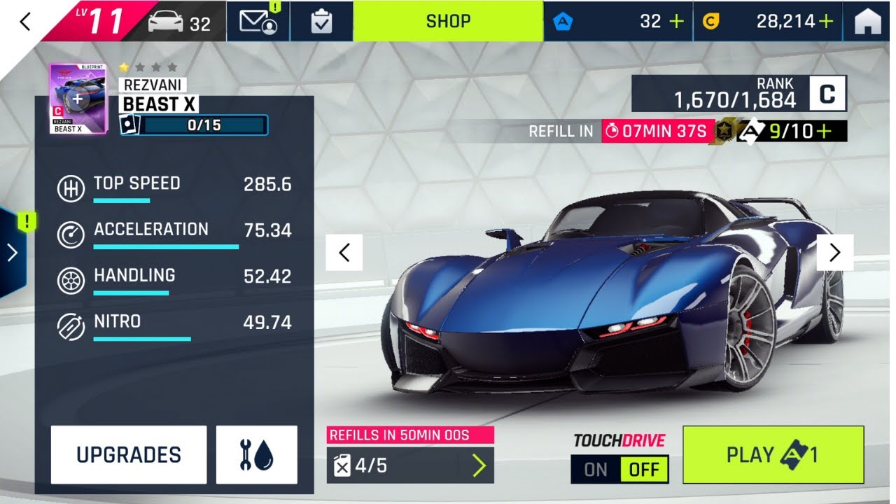 Rezvani Beast X Asphalt 9, Class C Cup #Asphalt9 - YouTube