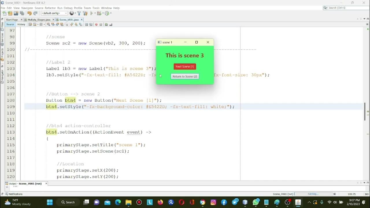 Java FX Multiple Scenes + CSS Styling - YouTube