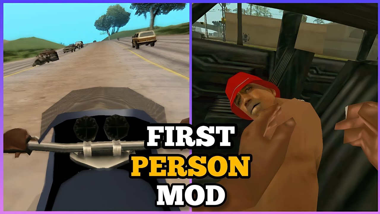 I ADDED FIRST PERSON MOD IN GTA SAN ANDREAS - YouTube