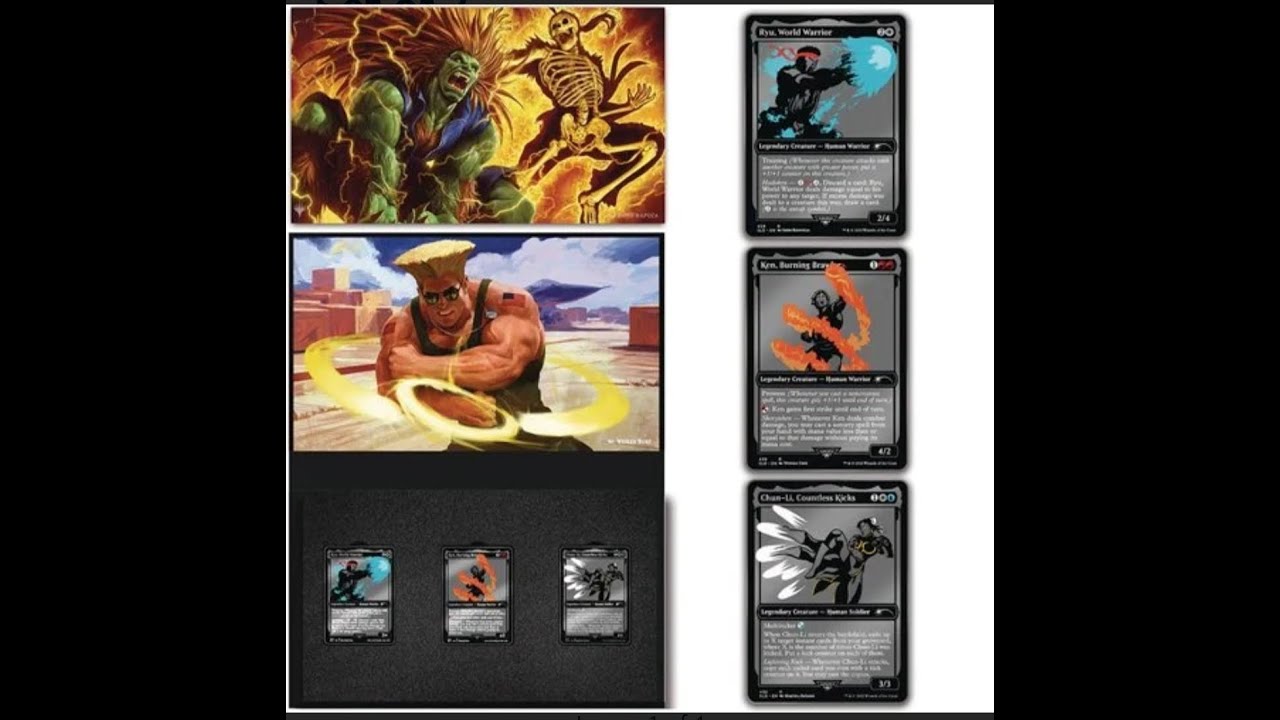 Magic: The Gathering Secret Lair X Street Fighter Limited Edition ...