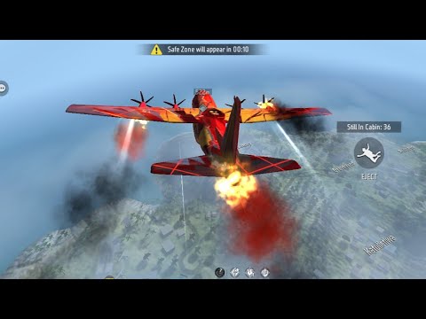 Free Fire Plane Crash Free Fire Plane Crashing Gameplay FF Plane Crash ...