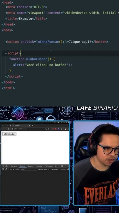 Técnicas de Javascript para Capturar um Evento de Click no Botão - YouTube