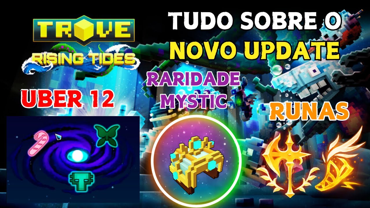 TUDO SOBRE o NOVO UPDATE RISING TIDES - Trove PTS - PT/BR - YouTube