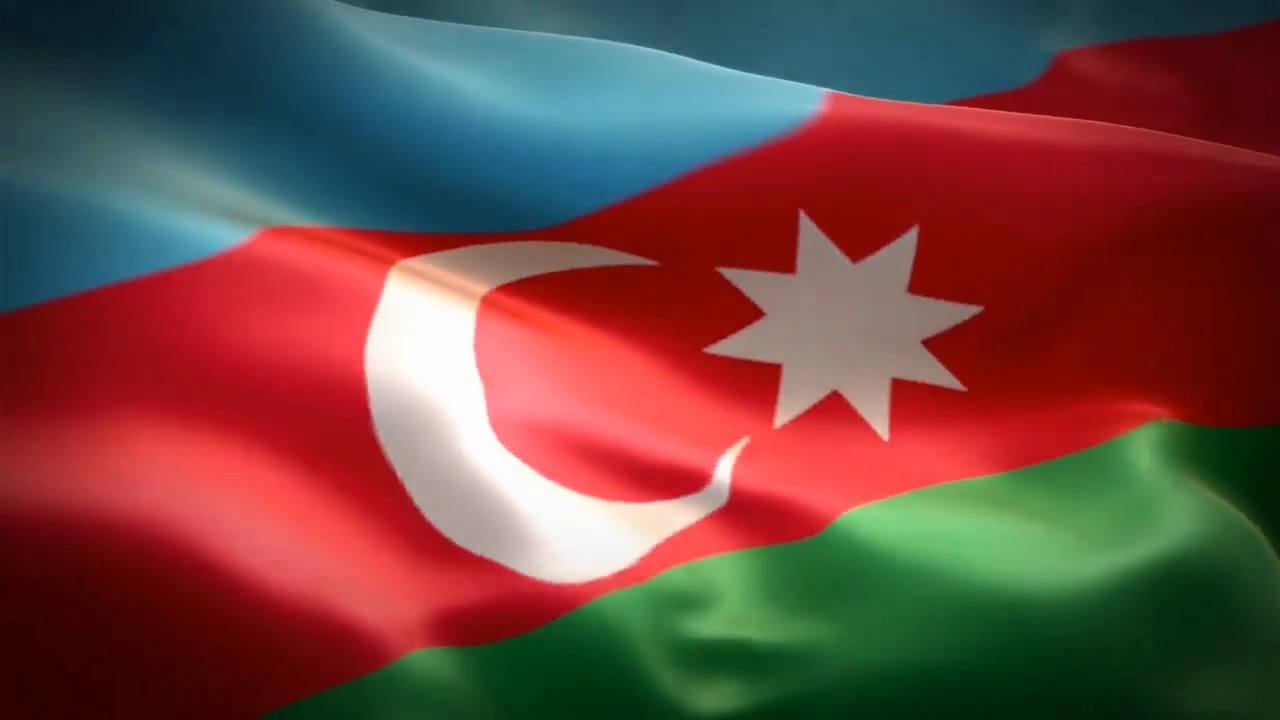 Dalgalanan Azerbaycan Bayrağı (30 dakikalık) Sessiz HD - YouTube
