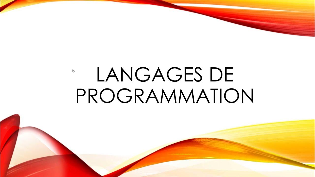 Algorithme et Programmation Tronc Commun, séance 3 : Langages de ...