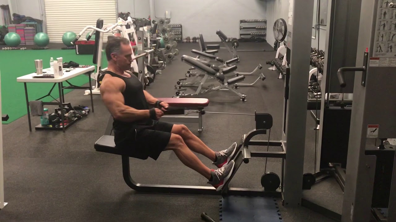 Cybex Cable Seated Row Strap - YouTube