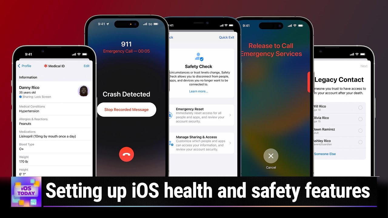 iOS Personal Safety & Emergency SOS - Legacy Contact, Medical ID ...