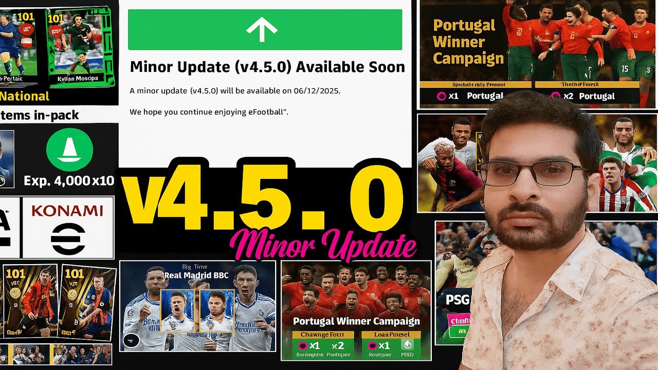 🔥 eFootball 2025 Minor Update v4.5.0 – What’s Coming This Thursday ...