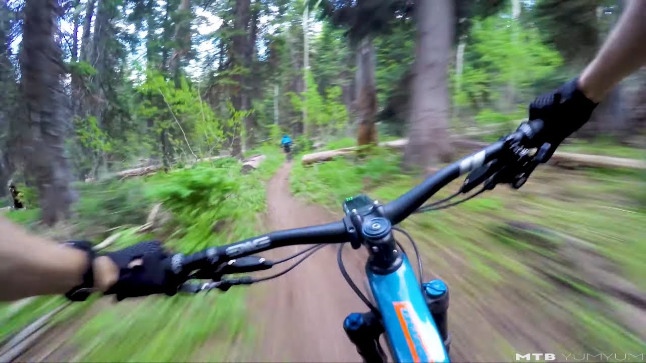 Mountain Biking Bear Canyon Trail in American Fork Canyon, Utah on the ...