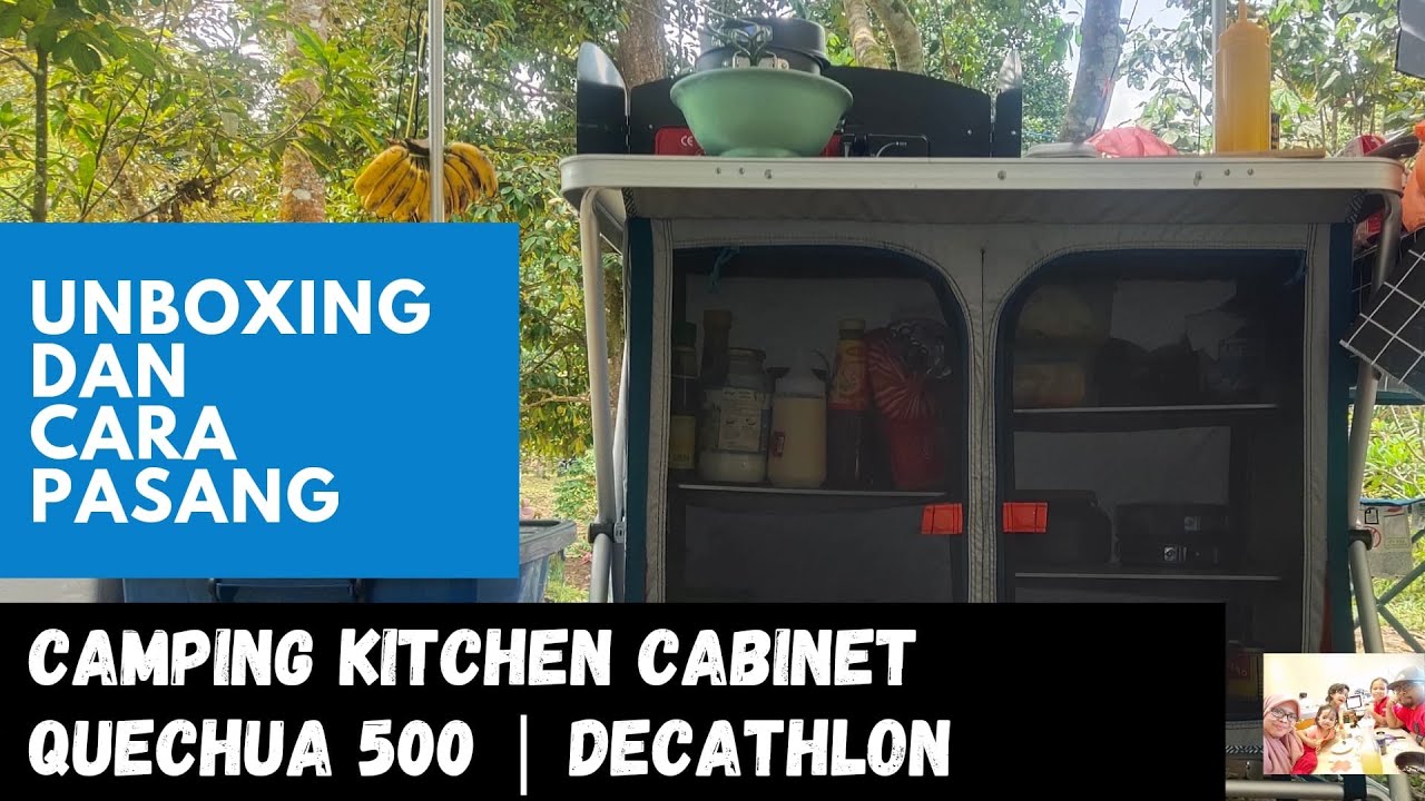 UNBOXING | REVIEW | CARA PASANG KITCHEN CABINET DECATHLON CAMPING - YouTube
