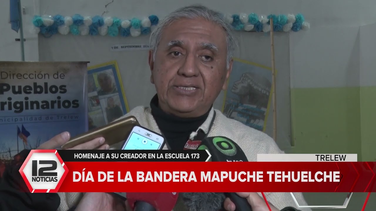 Día de la Bandera Mapuche Tehuelche: homenajearon a su creador en la ...