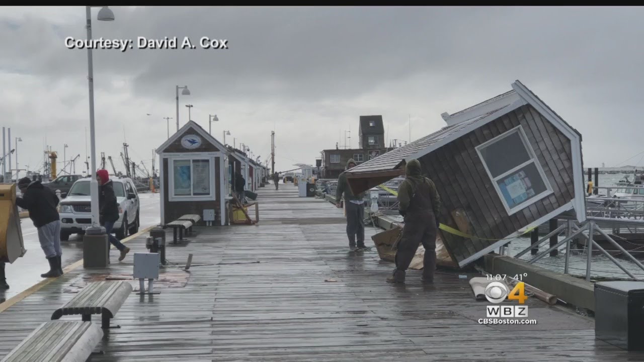 Nor'easter Causes Severe Damage On Cape Cod - YouTube