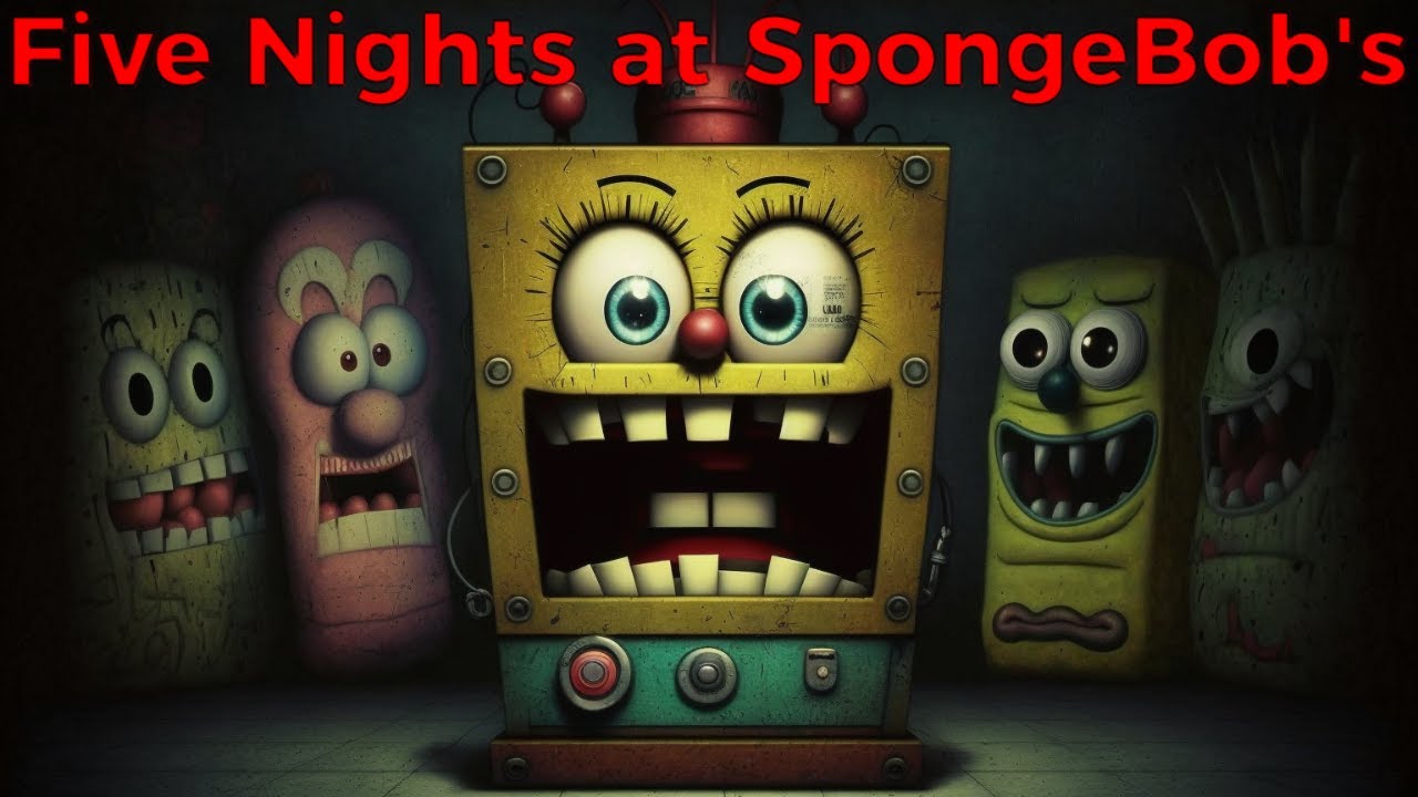 Five Nights at SpongeBob's | FNAF SpongeBob SquarePants Crossover - YouTube