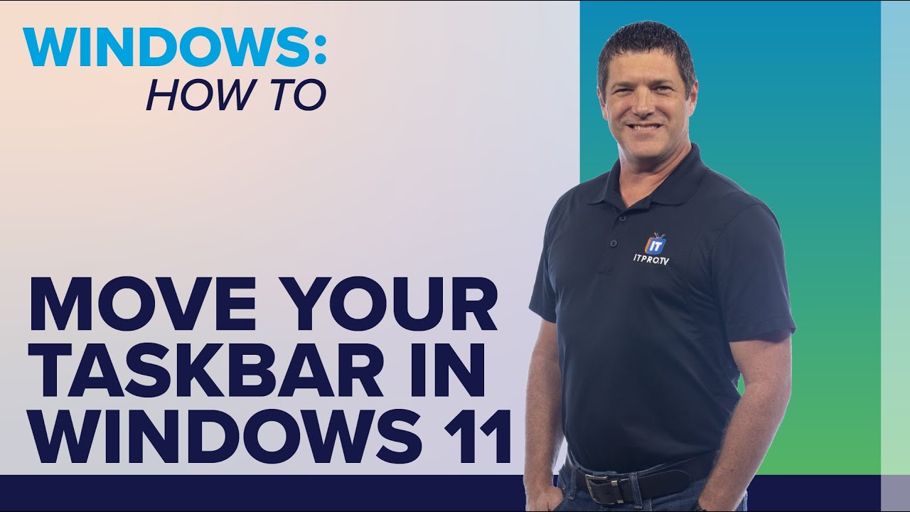 How to Move Your Taskbar in Windows 11 - YouTube