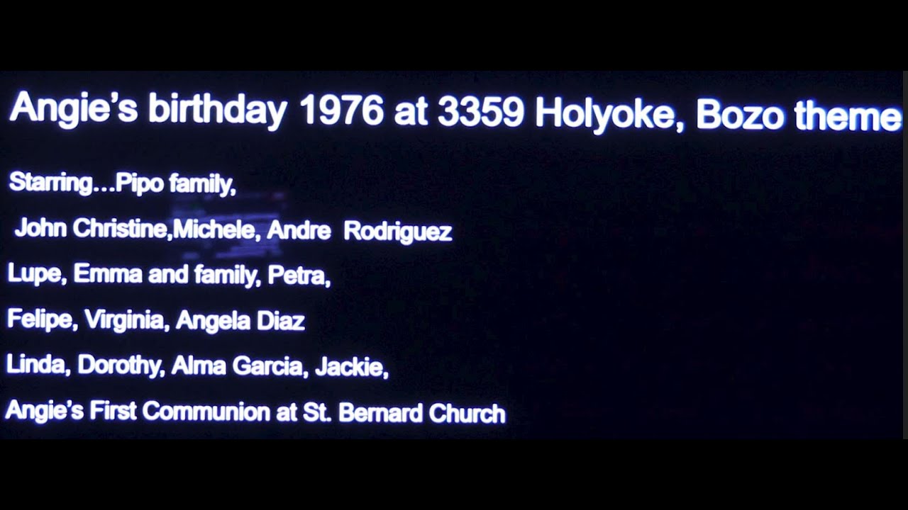 Angie's Bozo the clown birthday party and First Communion at St ...