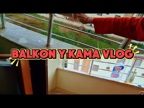 Günlerden balkon yıkama günü. Benim terapimde temizlik...✨️