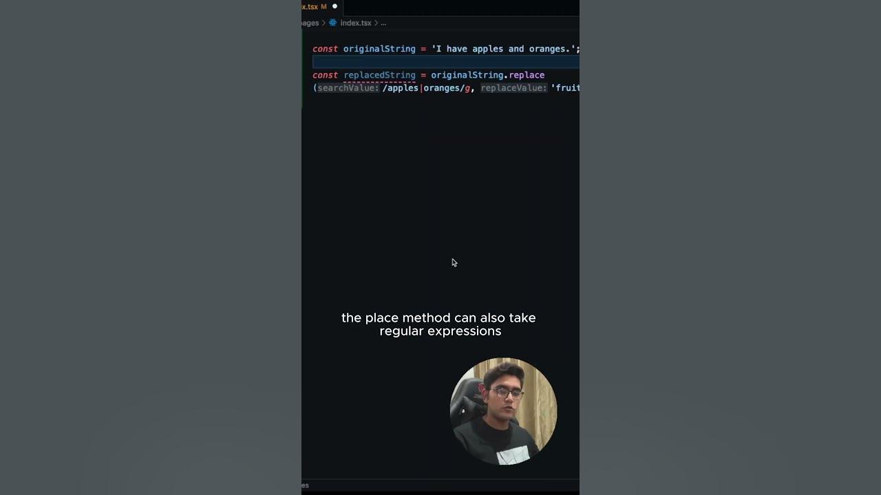 Replace Method In Javascript Javascript Replace Coding