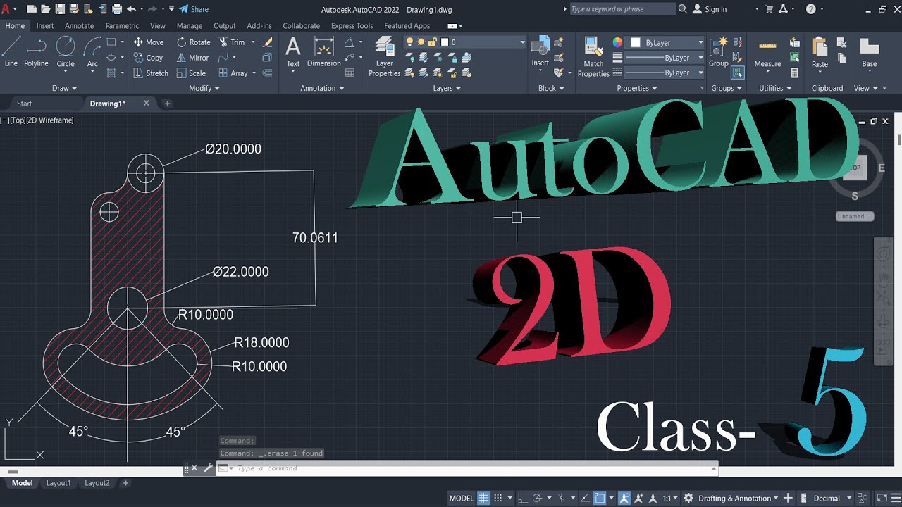AutoCAD Fundamentals: Mastering the Basics for Beginners class 5 - YouTube