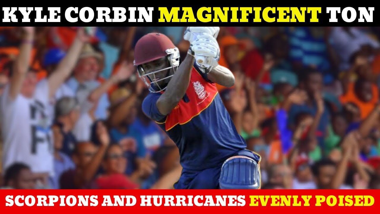 Kyle Corbin SLAMMED a ton | Scorpion and Hurricanes evenly poised ...