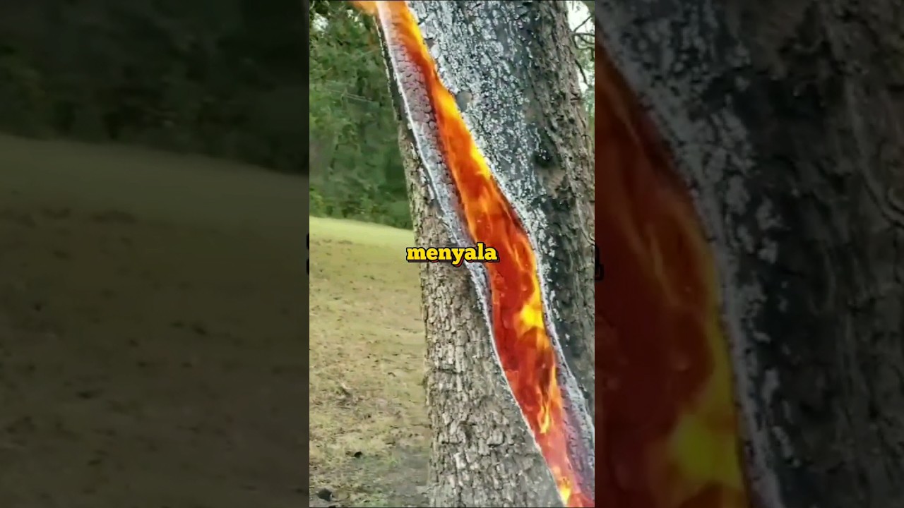 Fenomena api di dalam pohon 😨 - YouTube