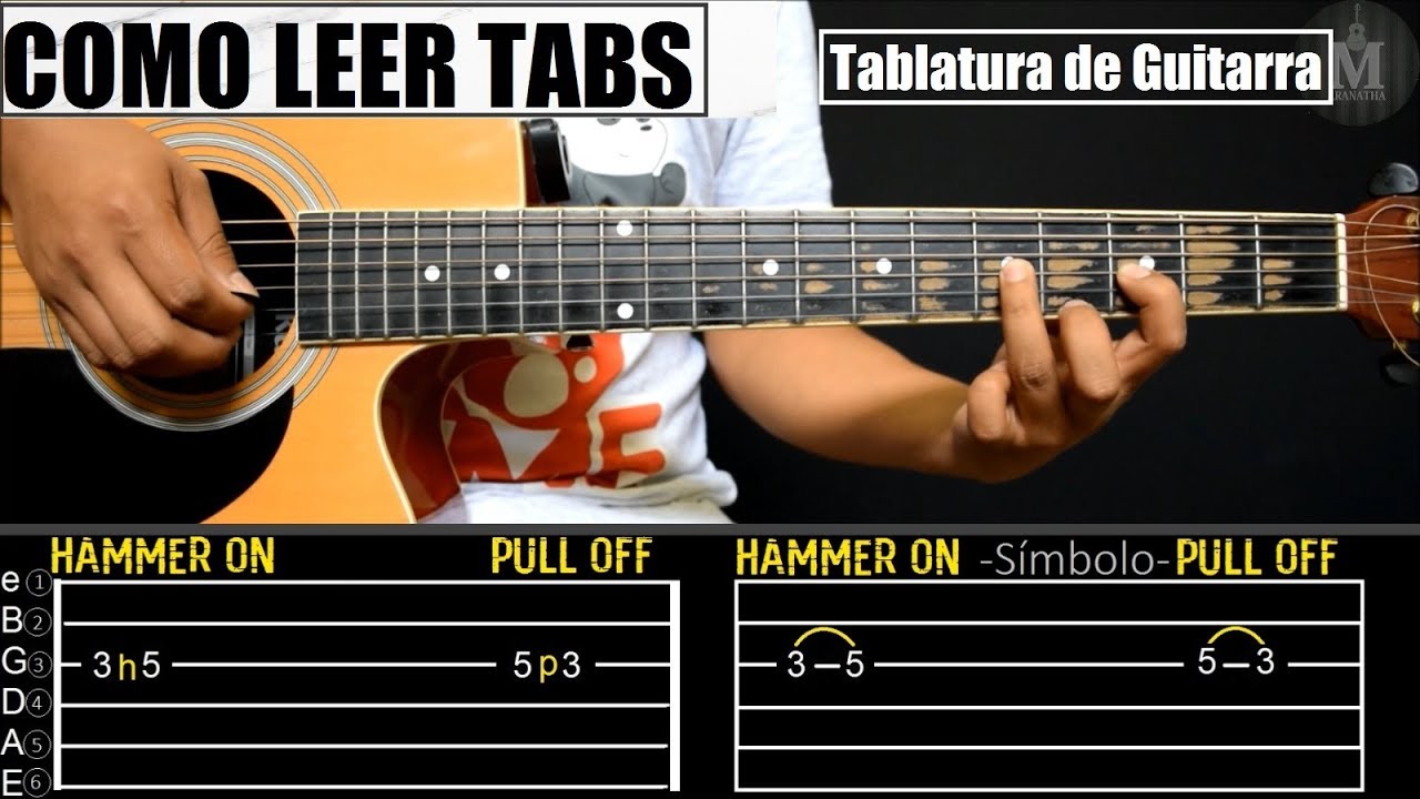 Como Leer Tablaturas De Guitarra | Slide | Bending | Relase | Vibrato ...