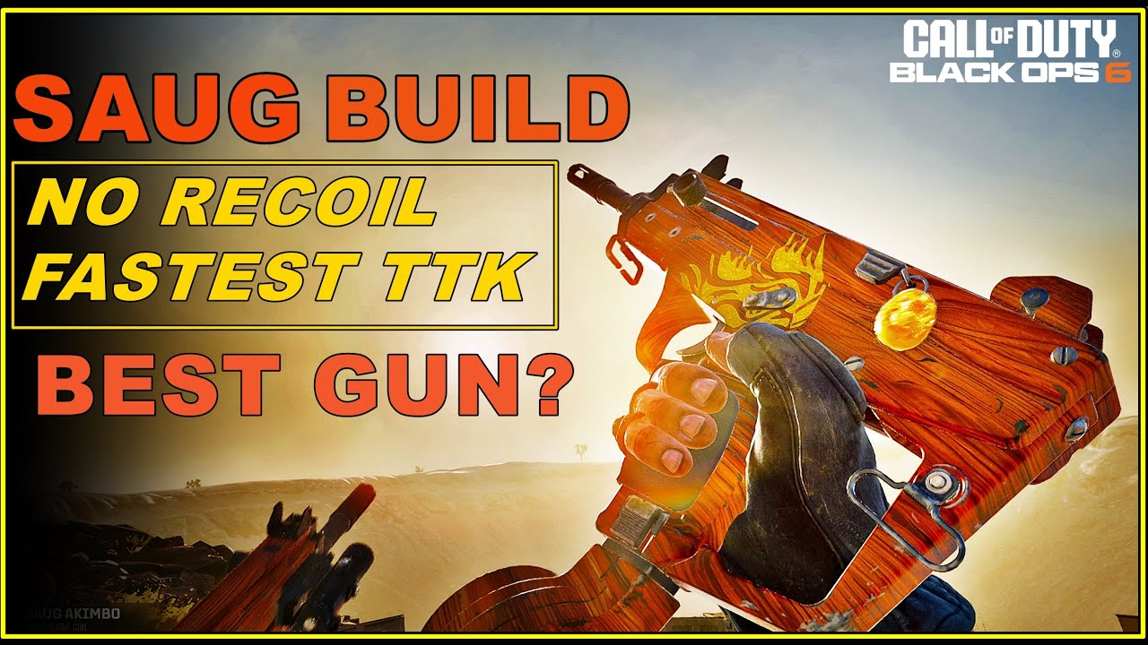 New SAUG *NO RECOIL* Build /Class Setup in Black Ops 6 (BO6) | Akimbo ...